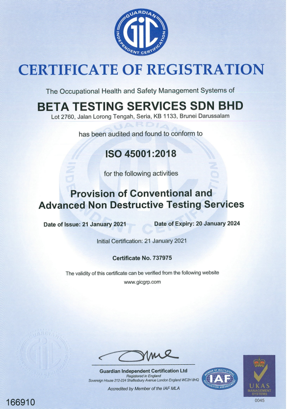 ACCREDITATION » Beta Testing Services Sdn Bhd